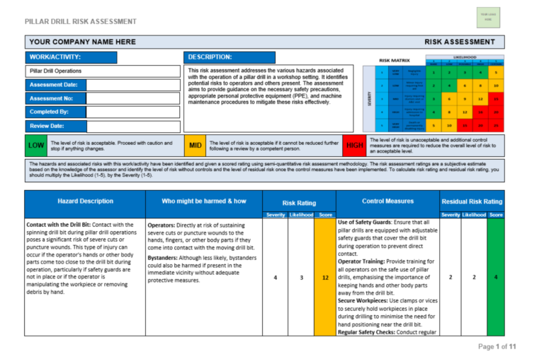 Hot Glue Gun Risk Assessment - ACI Safety