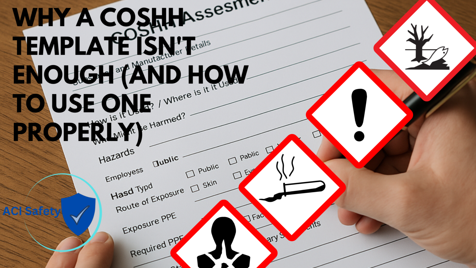 Why a COSHH Template Isn’t Enough (And How to Use One Properly) - ACI ...